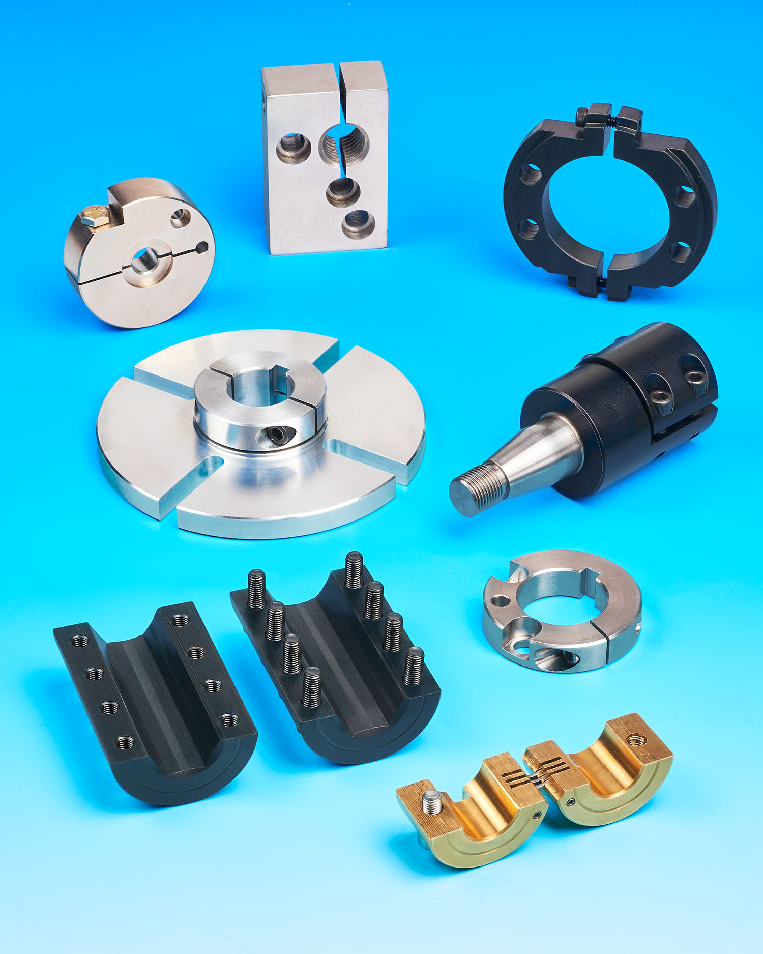 Shaft collars and couplings meet precise design requirements