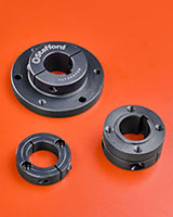 Mounting shaft collars for face mounting components